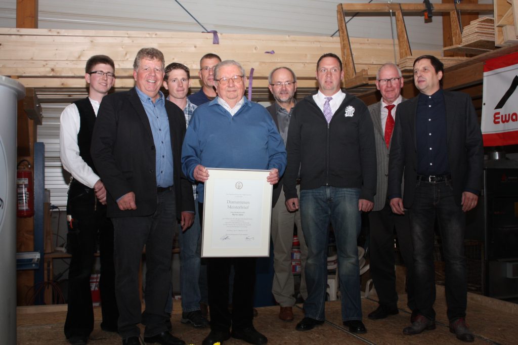 Diamantener Meisterbrief für Martin Sahm - wirSiegen - Das Siegerland ...