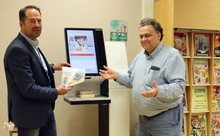 Neue Selbstverbucher-Terminals in der Stadtbibliothek Siegen ...